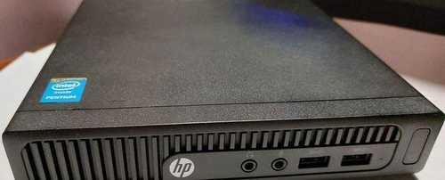 Компьютер мини HP 260 G1 Pentium 3558U озу 4Гб HDD