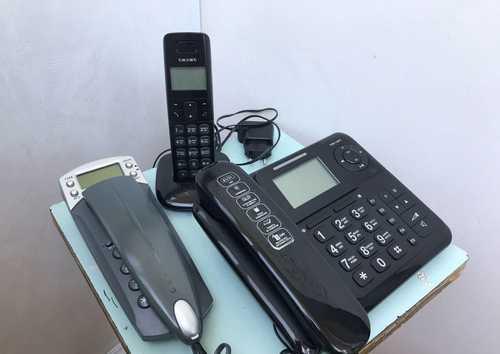 Стационарный и радио телефоны Texet D7055A Combo