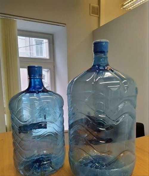 Бутыль пластиковая от питьевой воды