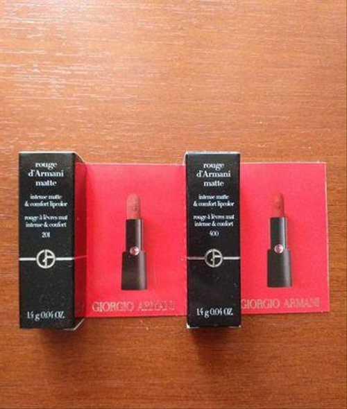 Помады rouge d'Armani matte Giorgio Armani