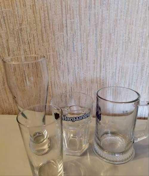 Пивные кружки, стаканы, бокалы