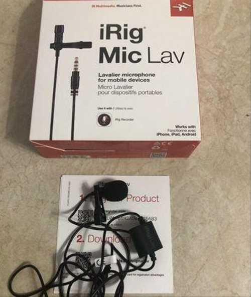 Микрофон петличный IRig Mic Lav