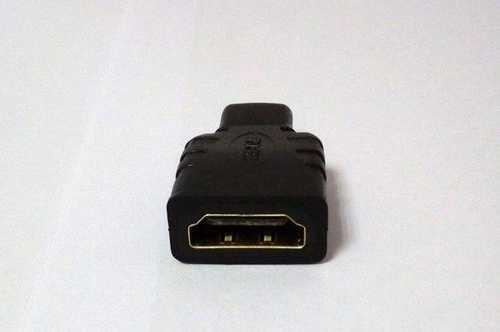 Переходник microhdmi(M) -hdmi(F)