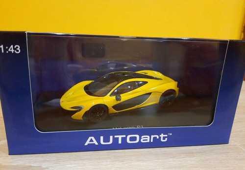 Autoart McLaren P1 2013 yellowmetallic