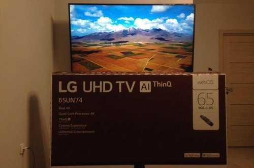 Телевизор lg 65 дюймов. LG 65UN74006LA 65" (2020)