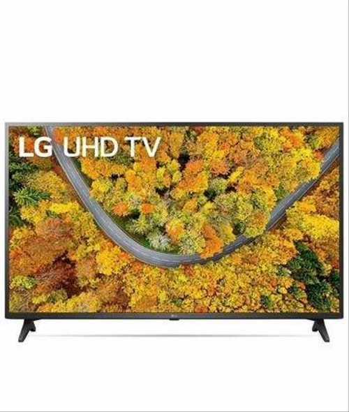 Телевизор LG 55UP75006LF LED, HDR (2021), черный