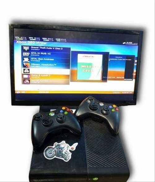 Xbox 360Е прошитая freeboot 2 геймпада