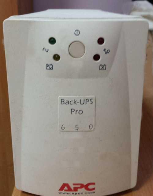 Ибп APC Back-Ups Pro 650 VA