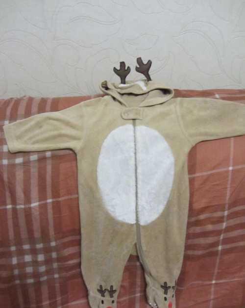 Комбинезон с рогами олень Mothercare 0-3мес 62