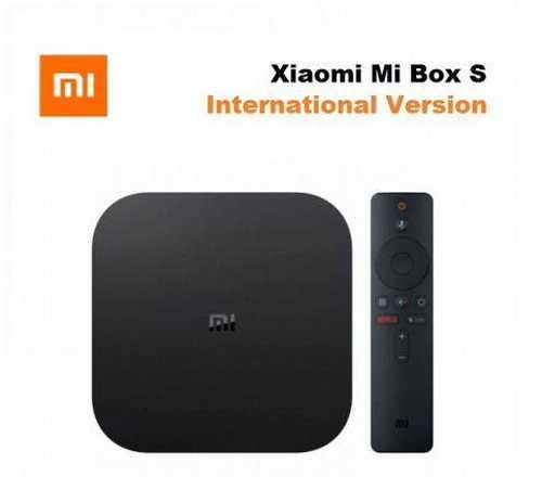 Смарт тв приставка Xiaomi Mi Box S Int новая