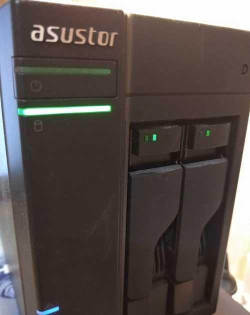 NAS Asustor AS6302T + 2 жд Toshiba 4Тб