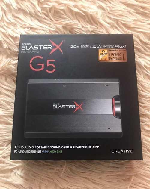 Внешняя звуковая карта Creative Sound BlasterX G5