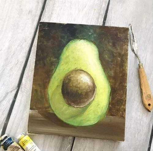 Картина маслом (авокадо)