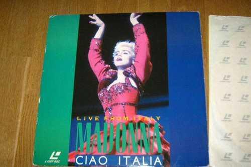 LD диск Laserdisk Madonna Live from Italy