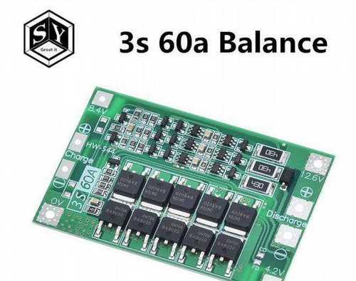 Плата 3S60A Balance для аккумуляторов