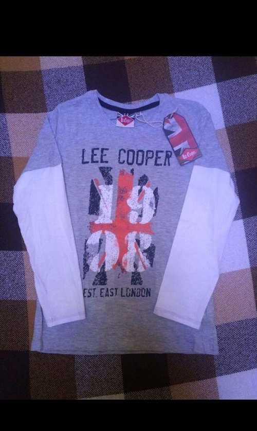 Футболка с длинным рукавом новаяLee Cooper для мал