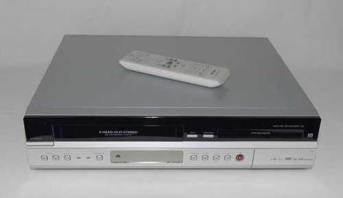 Новый 2 в 1 DVD+VCR рекордер Philips оцифровка vhs