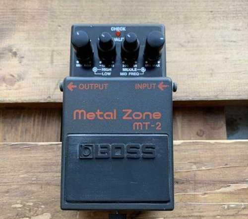 Педаль эффектов Boss Metal Zone MT-2 (винтаж)