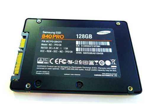 Жесткий диск SAMSUNG SSD 840 PRO 120 GB