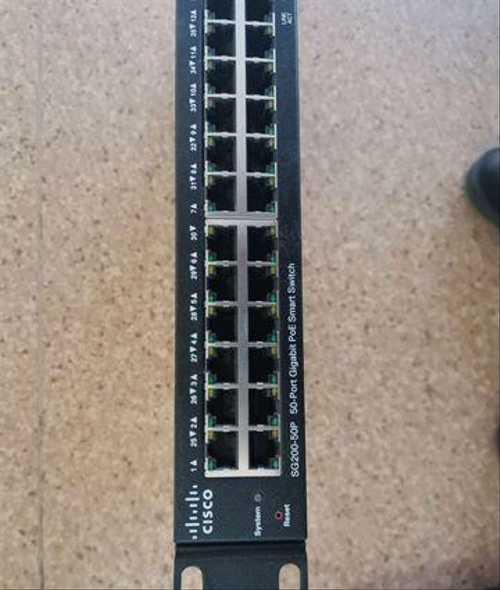 Коммутатор Cisco SG200-50P