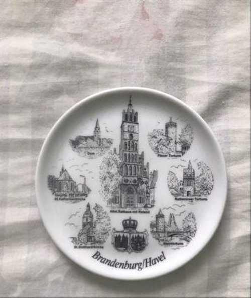 Настенная тарелка Brandenburg Германия