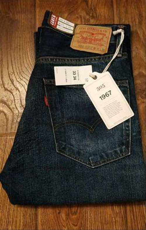 Levis 505 levis vintage clothing 33/34 Selvedge
