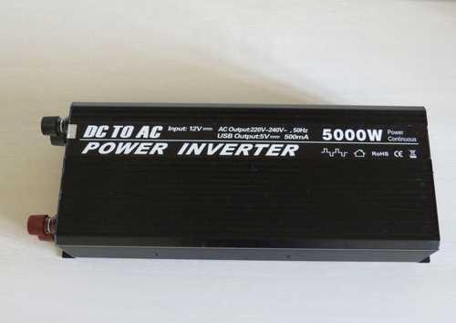 Автомобильный инвертор12v/220v-5000Watt/10.000Watt