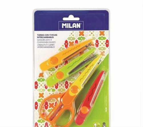 Ножницы Milan фигурные, Zigzag, с 4 сменными лезви