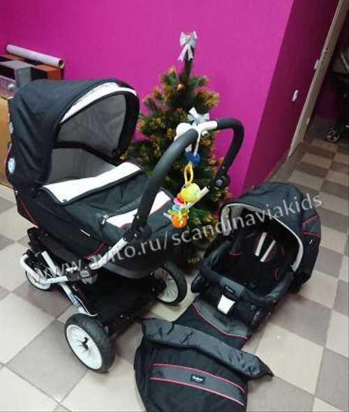 Emmaljunga Nitro City plus Corg PP Black 2 в 1