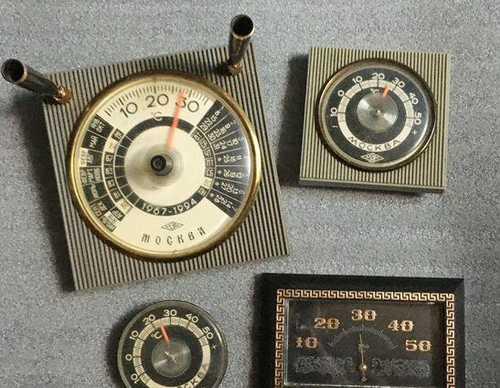 Термометр настенный, настольный, Москва, СССР