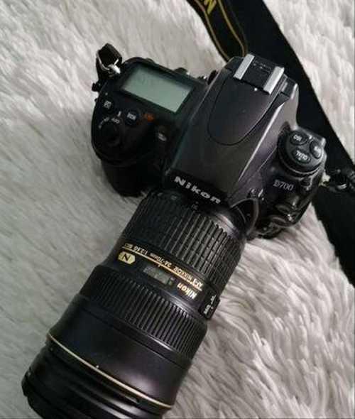 Зеркальный фотоаппарат nikon D700 + объектив 24-70