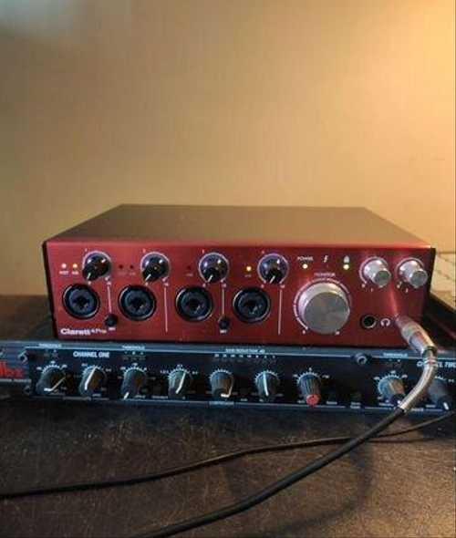 Focusrite clarett 4pre thunderbolt