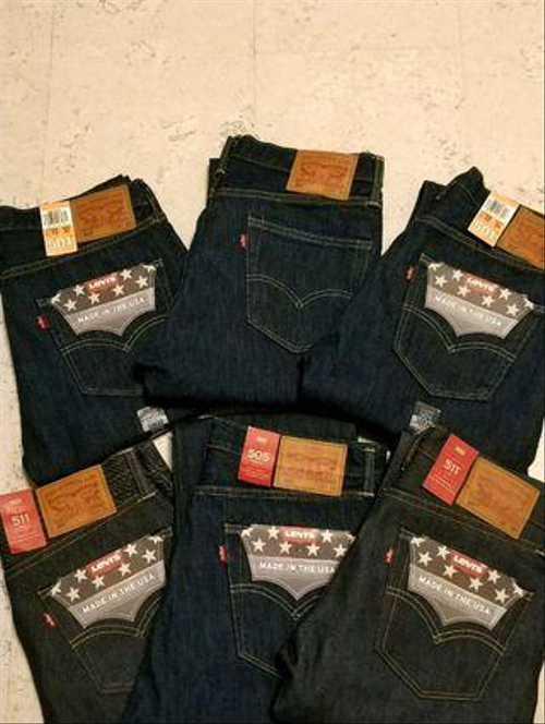 Джинсы Levis 501, 511 made in USA