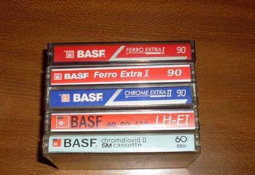 Аудиокассеты basf-5 штук