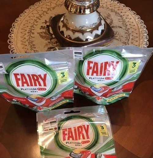 Посудомоечные капсулы Fairy Platinum Plus