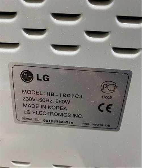 Продаю хлебопечь LG HB-1001CJ на запчасти