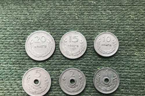 Набор монет Монголии. 1959 год
