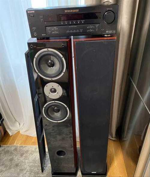 Колонки BBK Musician 2F (180 Вт) + усилитель Sony