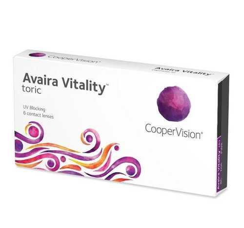 Линзы контактные Avaira Vitality