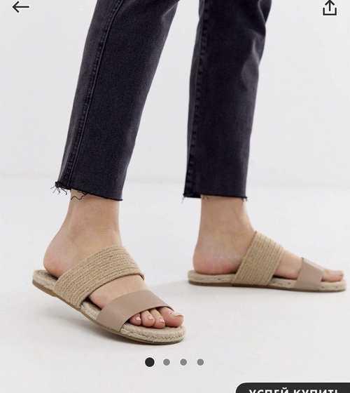 Мюли ASOS открытые пляжные шлепки