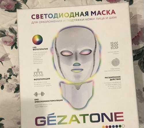 Светодиодная LED маска gezatone для омоложения нов