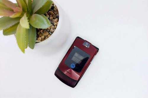 Телефон Motorola Razr v3i bordo