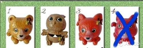 Киндер Игрушки Кольца с животными