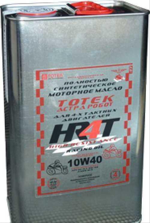 Тотек HR-4T 10W40 для мотоциклов. 4л