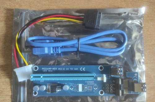 Райзер pci-e molex