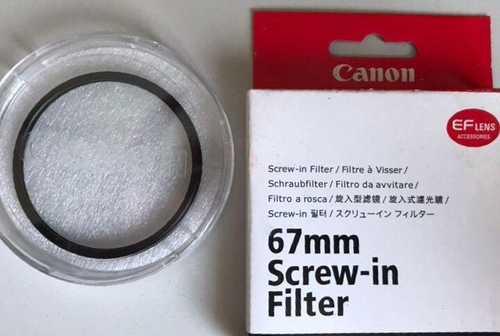 Защитный фильтр / 67mm Screw-in UV filter Canon