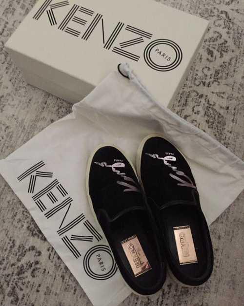 Слипоны Kenzo оригинал, Туфли Эконика