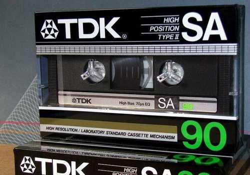 Аудиокассеты TDK SA90 Type II chrome 1984 г
