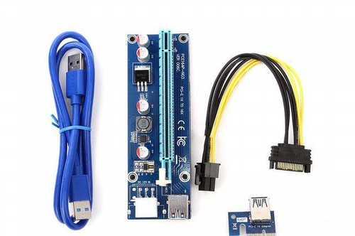 Riser-pci-e-6-pin Райзеры, molex, 6pin