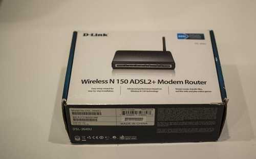 Adsl роутер D-Link DSL-2640U